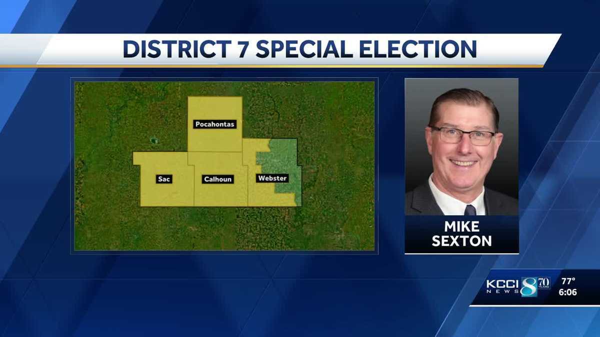 Governor calls special election to replace Rep. Mike Sexton in Iowa House