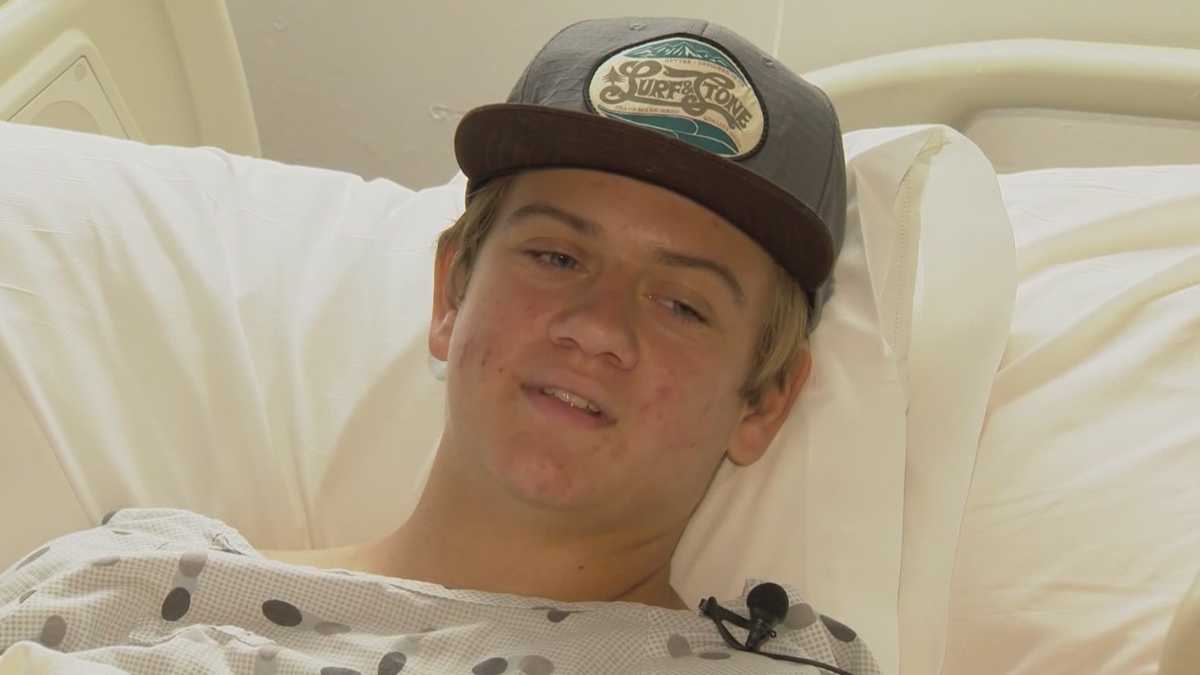 15-year-old shark bite victim in Florida speaks about attack