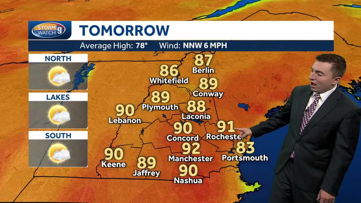 Video: muggy and humid temperatures into Tuesday