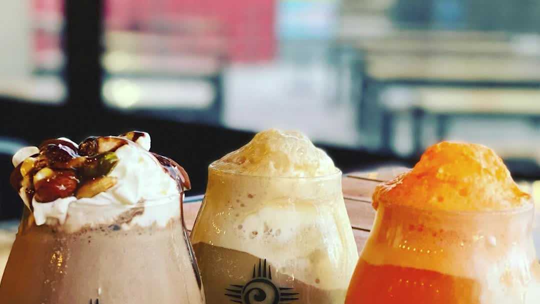 Boozy shakes, floats and juice
