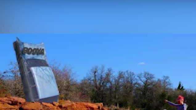 Oklahoma Fantastic Finds: 'Booya Car' art installation at Lake Stanley ...
