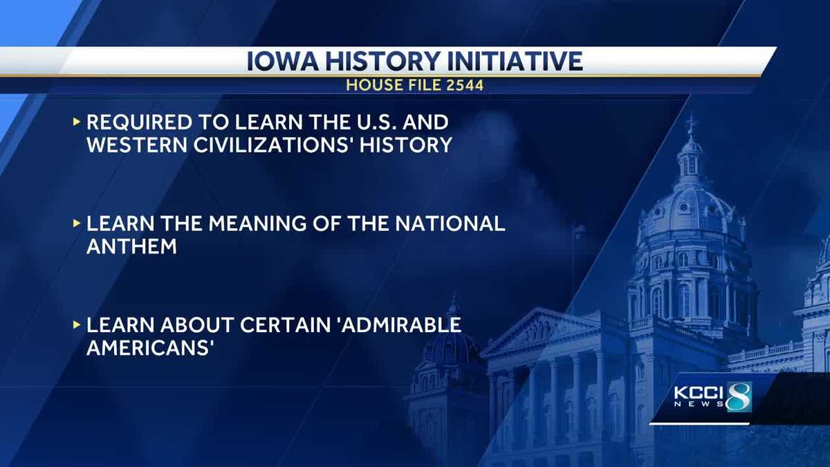 History class curriculum could change under new Iowa bill