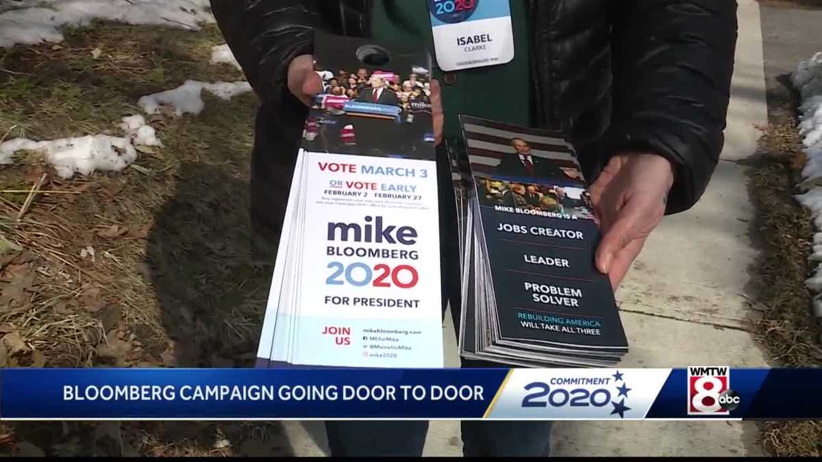 Mike Bloomberg campaign hosting 25 events across Maine this weekend