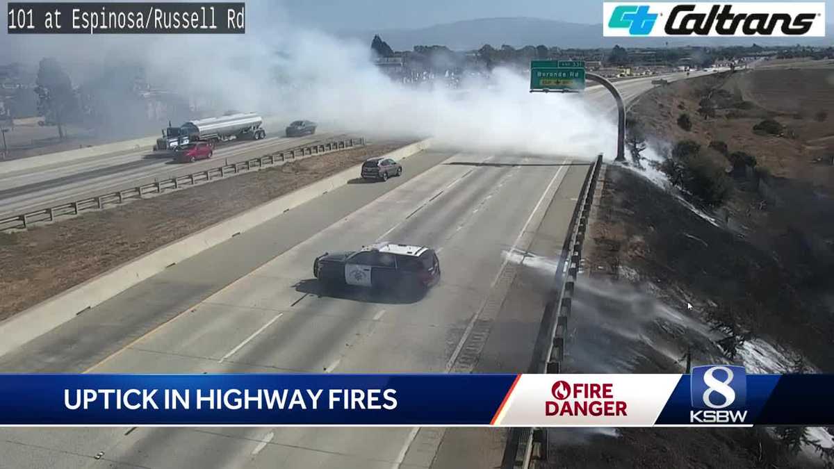 Cal Fire sees uptick in Central Coast highway fires