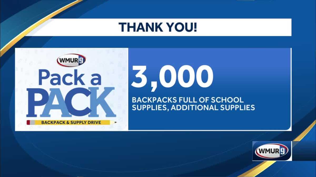 3,000 backpacks full of school supplies collected during 'Pack a Pack ...