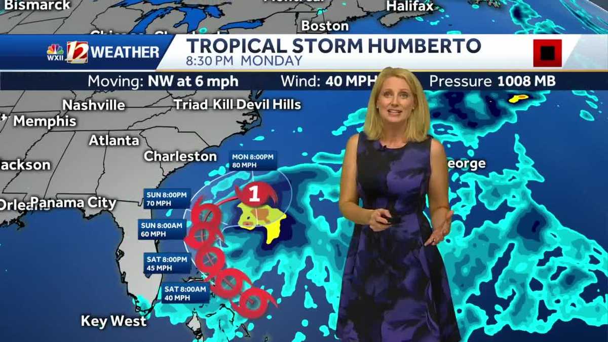 WATCH: Your Weekend Forecast and Tropical Storm Humberto!