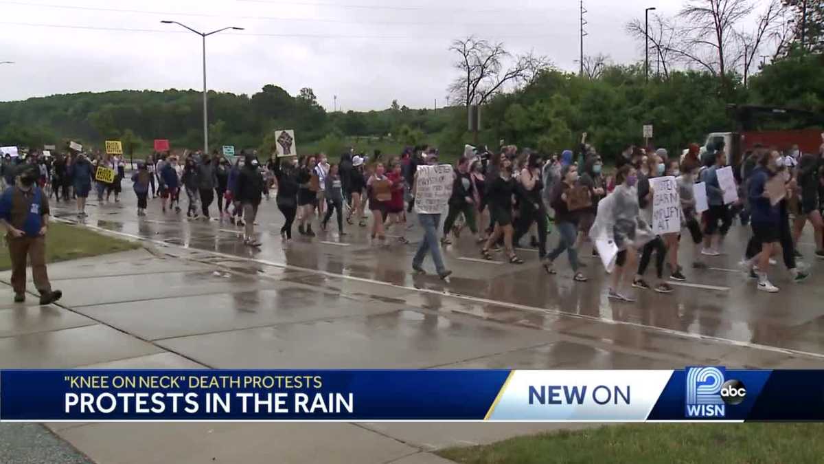 Milwaukee protests march on, even through tropical storm
