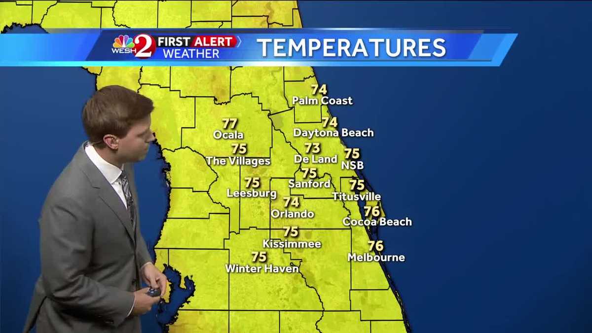 Monday to bring storms