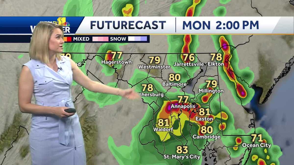 Baltimore weather forecast: Storms to fire up by afternoon