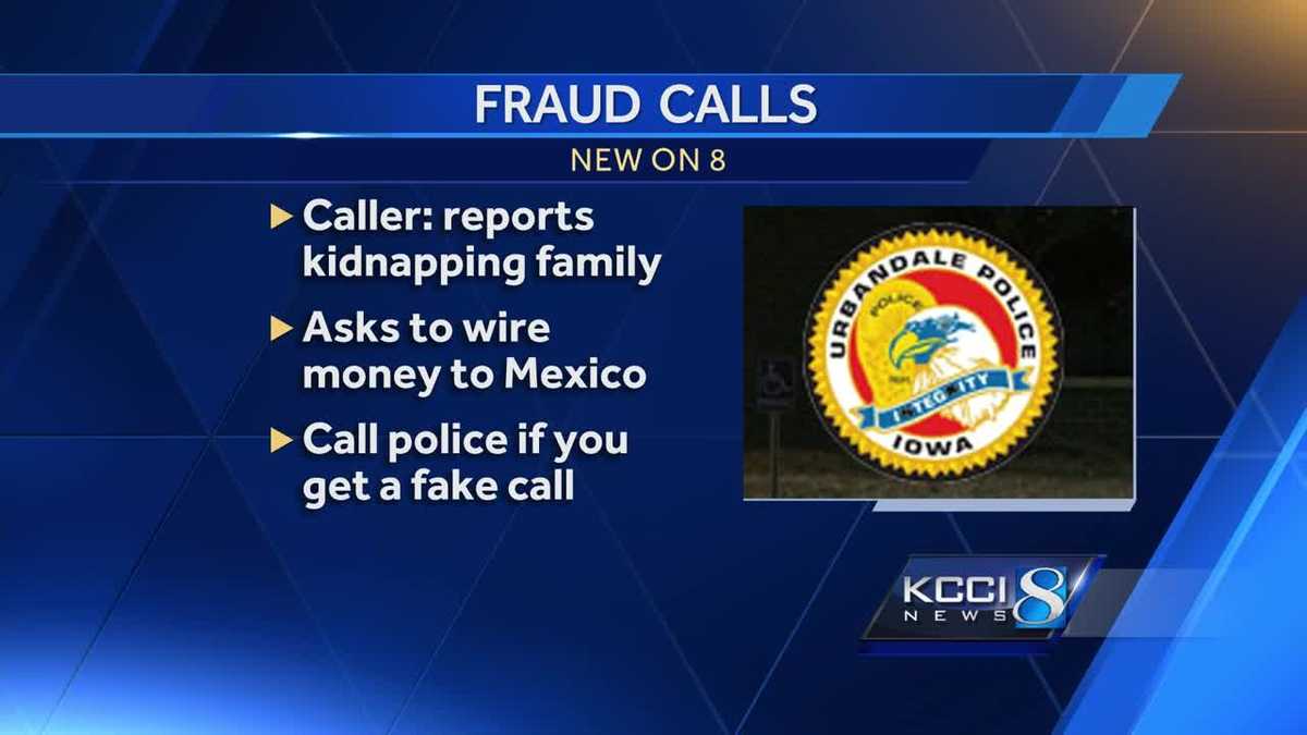 Police warn of kidnapping phone scam