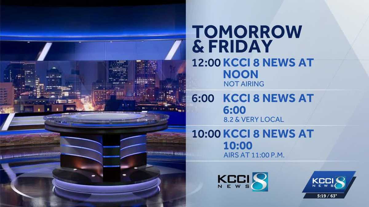 NCAA basketball tournament prompts changes to KCCI programming