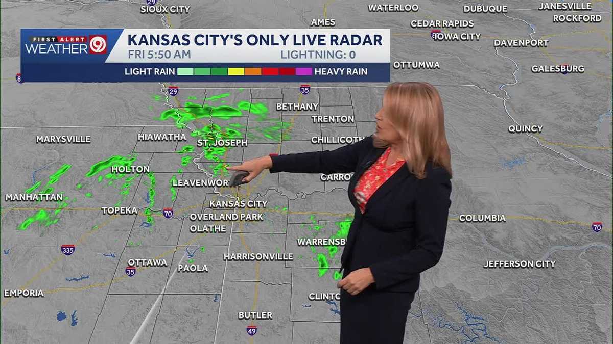 Kansas City Friday Forecast includes rain for some