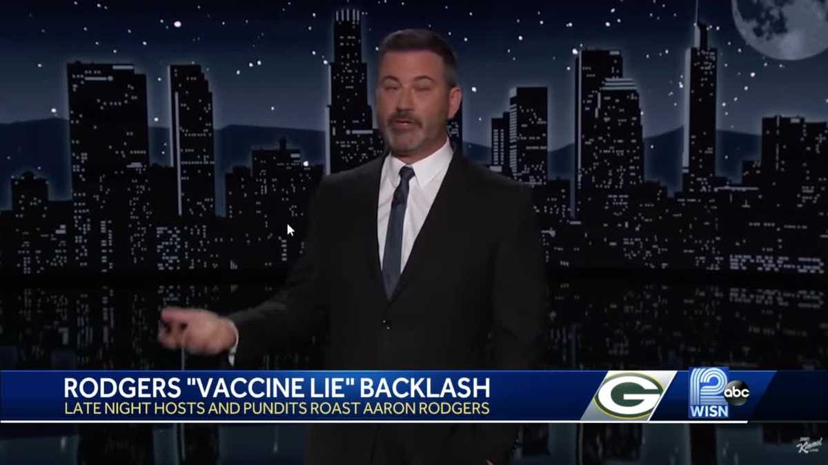 Aaron Rodgers becomes butt of talk show jokes