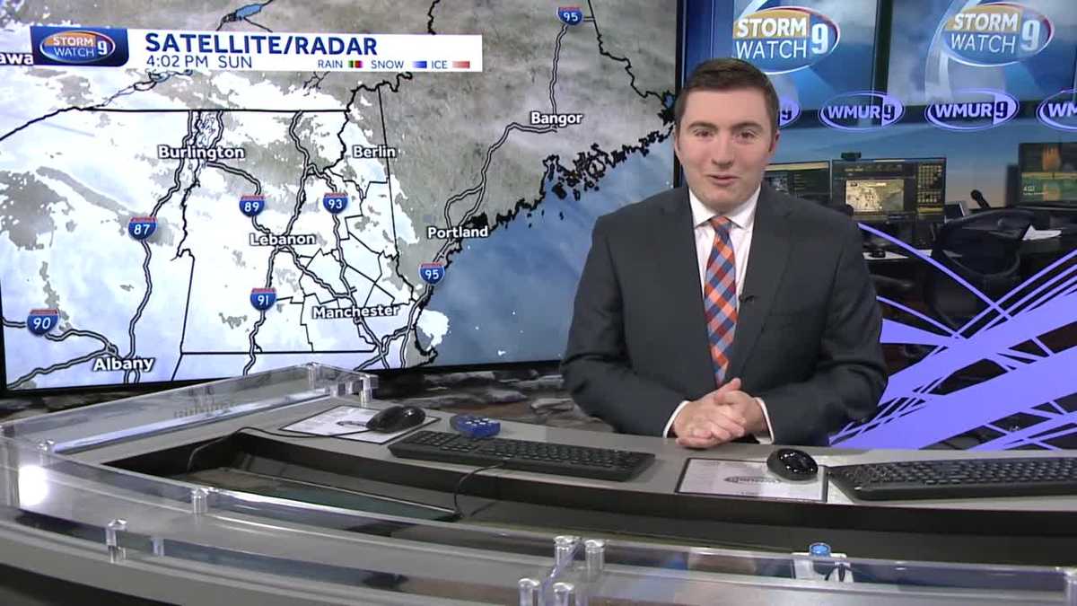 Light Snow breaking out in much of NH this evening