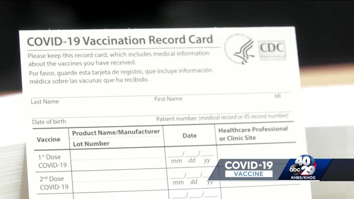 Medical experts recommend Arkansans keep vaccination card