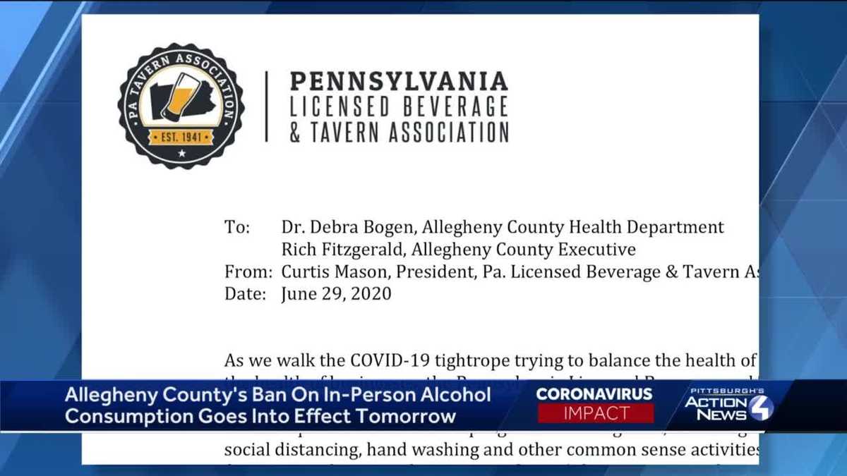 Pa. Licensed Beverage and Tavern Association sends letter to Allegheny ...
