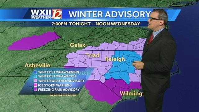 Brian: Chance of freezing rain tonight