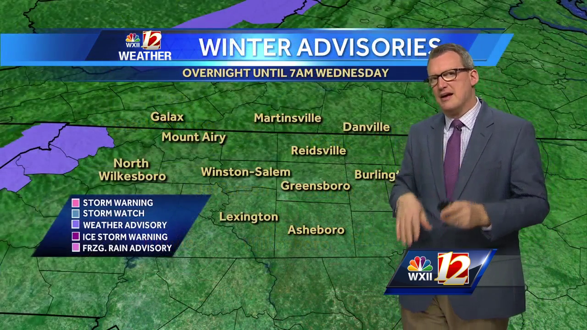 WATCH Brian's Forecast: Cold winds bring a huge temp drop