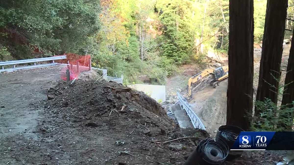 Santa Cruz County addressed half of the storm damage to its roads