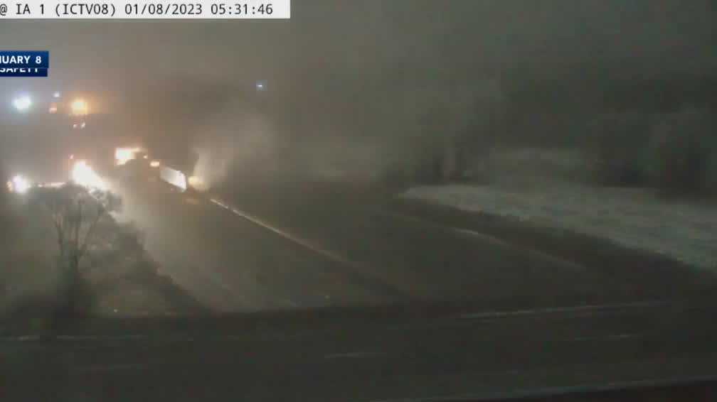 Video shows how deadly Interstate 80 crash unfolded in Iowa