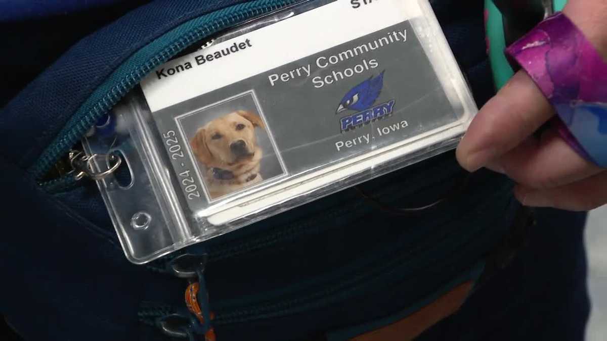 This Is Iowa: Therapy dogs making big difference in Perry schools