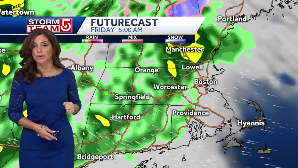 Video: Cooler day, wet weather approaching