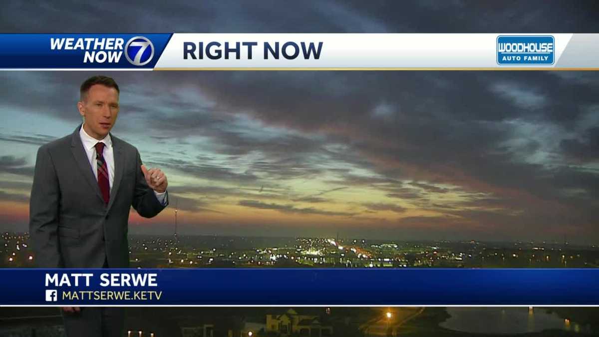 Warm, humid Friday, more heavy rain possible Saturday night