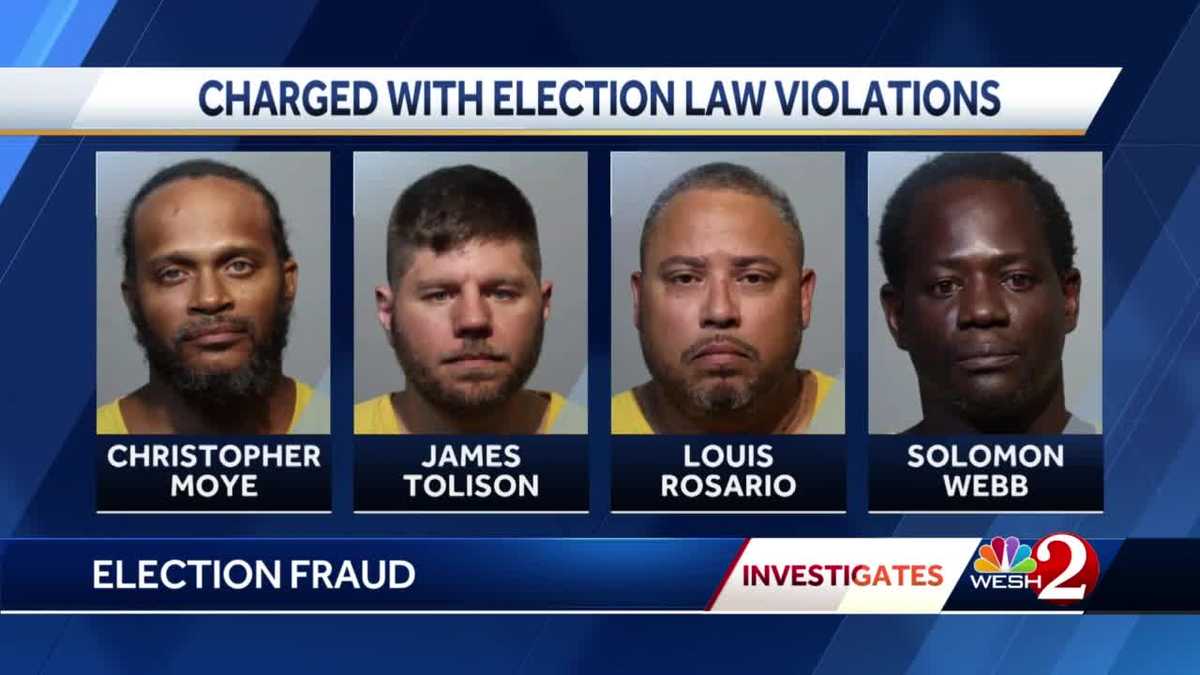 4 Sex Offenders Charged With Illegal Voting In Seminole County