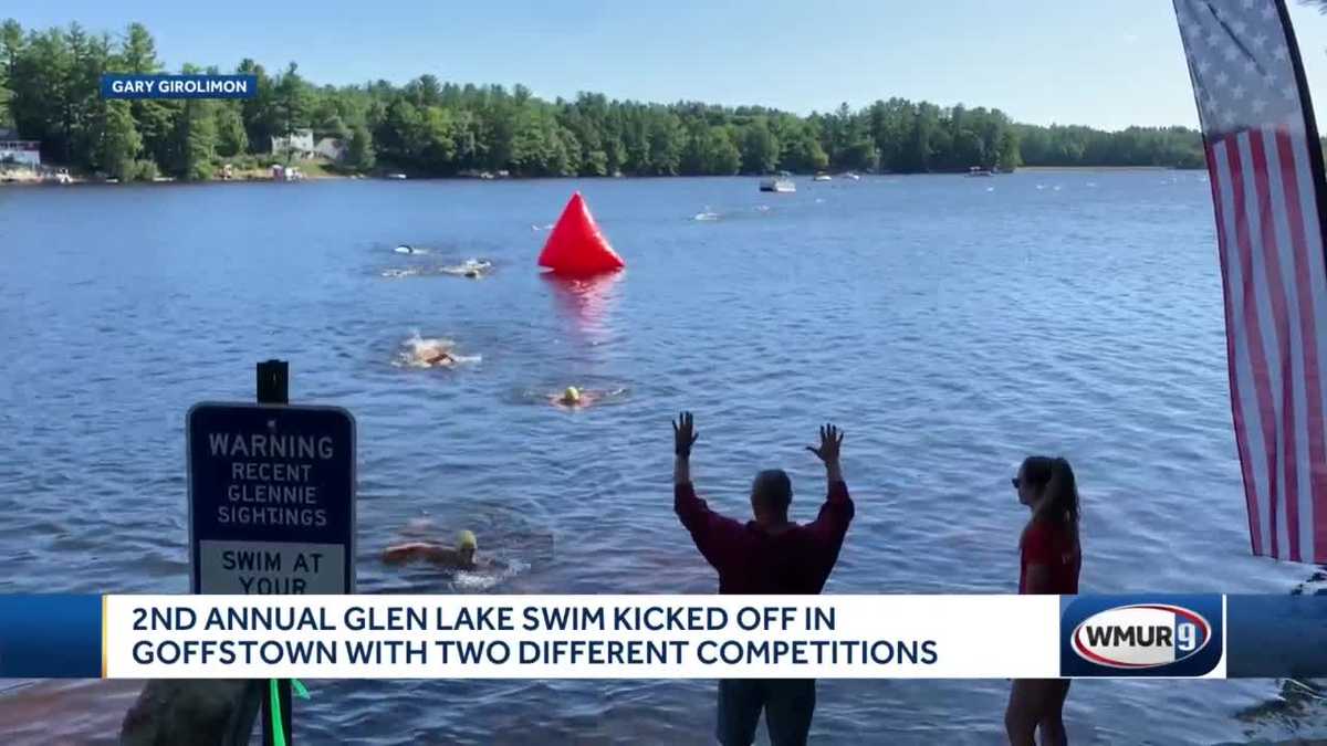 2nd annual Glen Lake Swim draws open-water swimmers to Goffstown