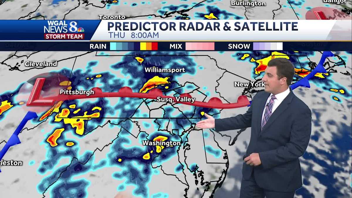 Scattered Rain Showers Continue Today; More Storms Possible Thursday