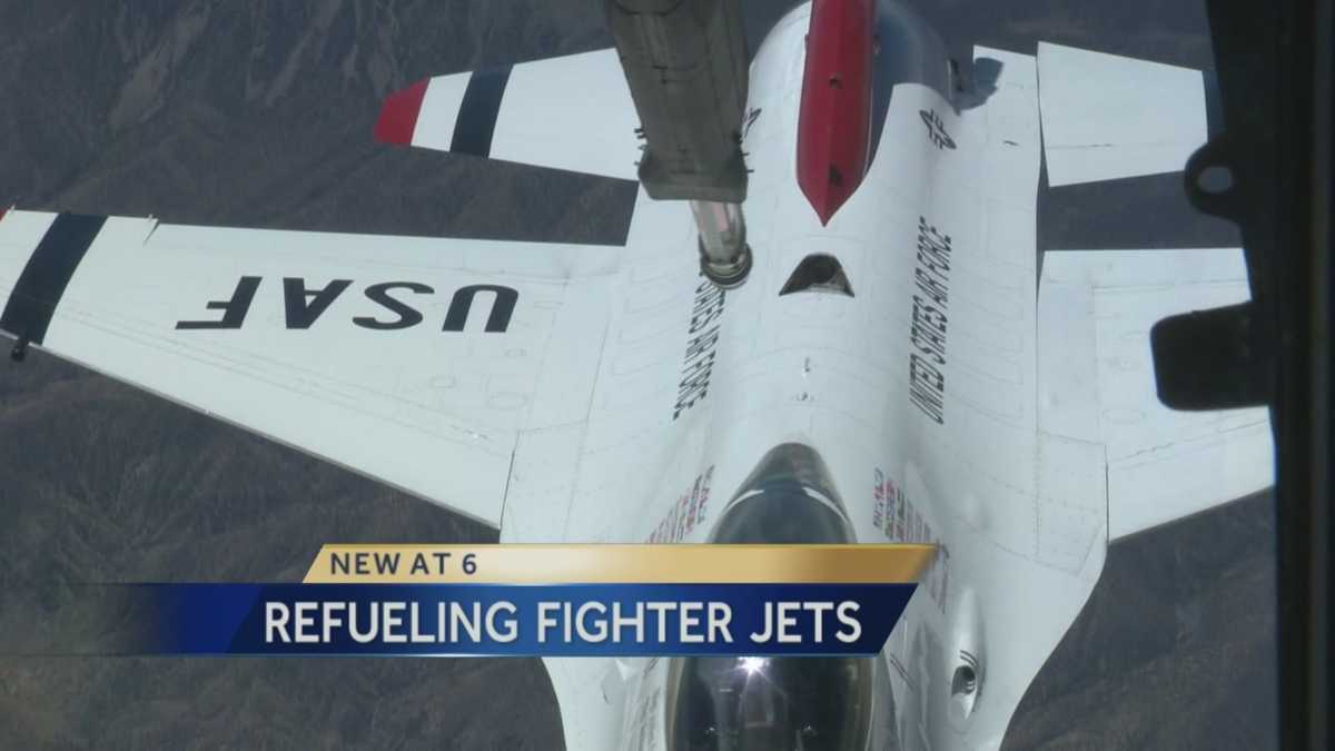 Travis AFB airmen refuel fighter jets 24,000 feet up