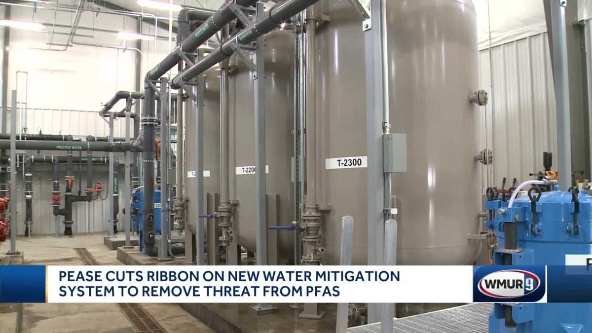 Pease cuts ribbon on new water mitigation system to remove threat from PFAS
