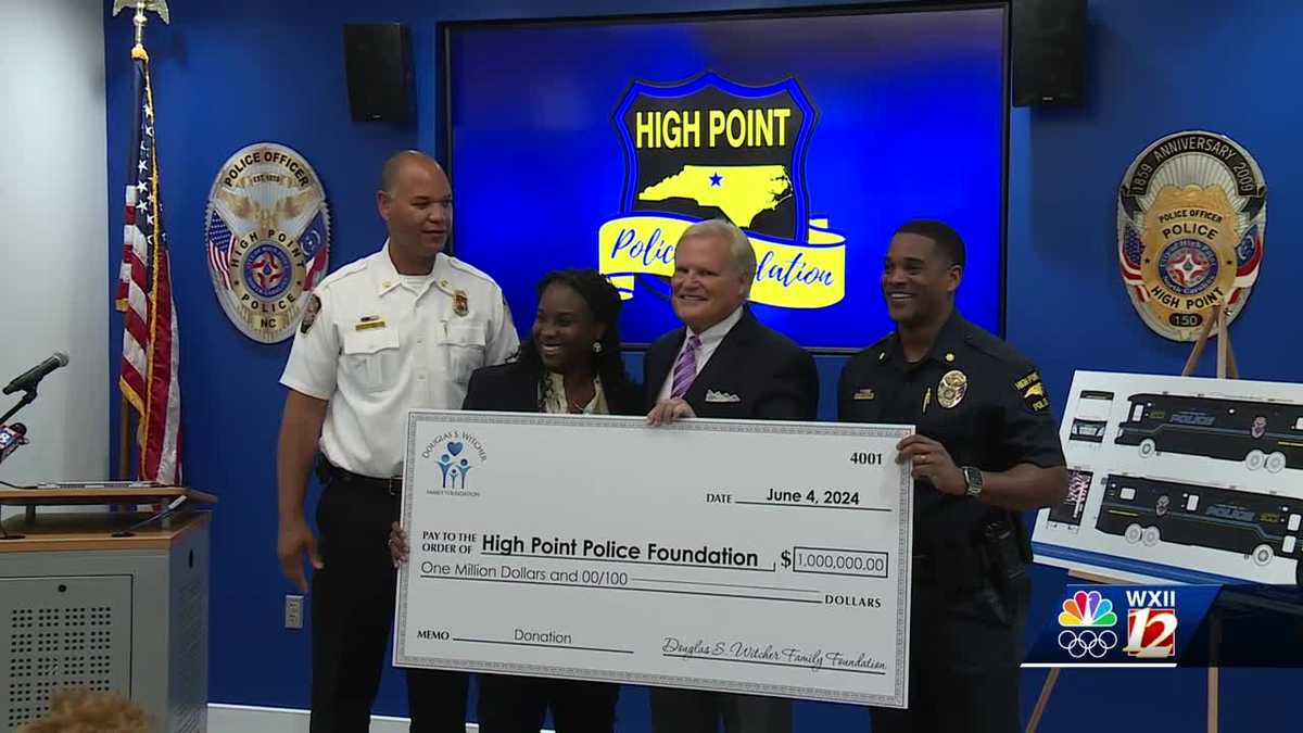 North Carolina: High Point Police Foundation receives donation