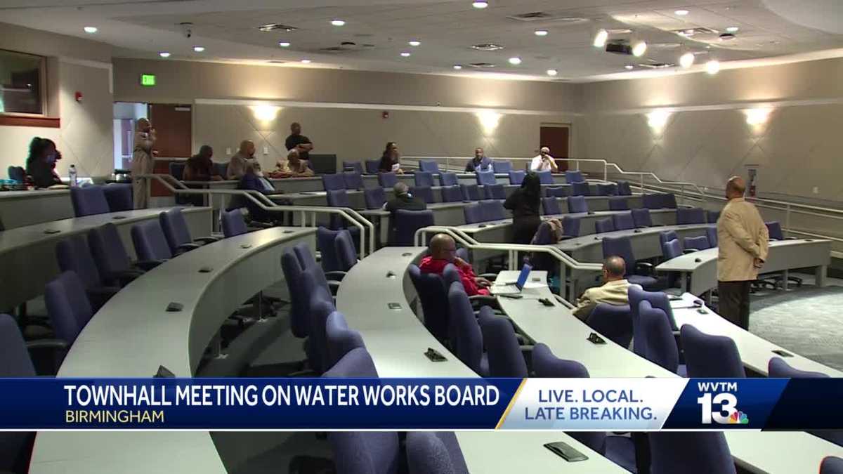 Community hosts town hall to save Birmingham Water Works Board