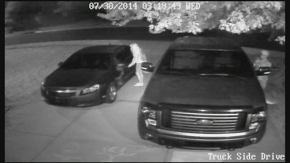 Attempted Car Thieves Caught On Camera