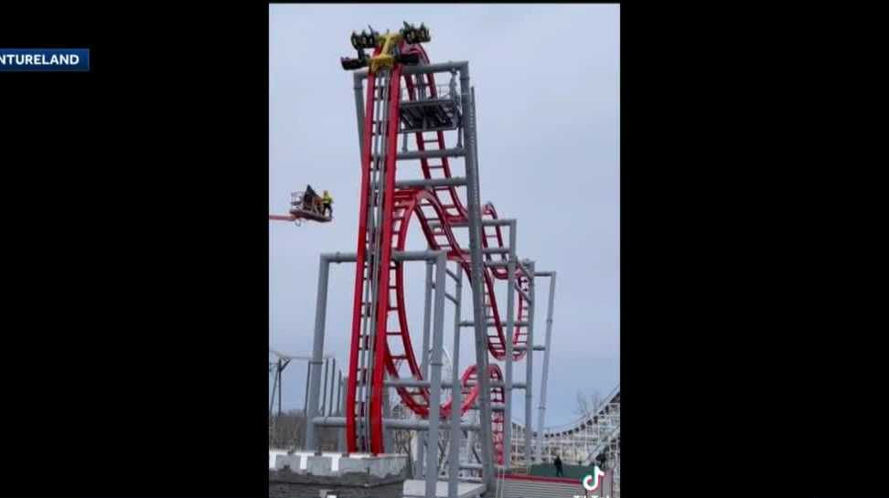 Adventureland Park shares sneak peek of new roller coaster