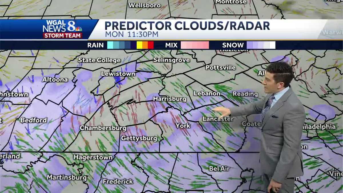 IMPACT: Next storm winter system moves in late Monday into Tuesday