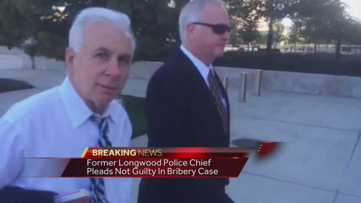 Fmr. Longwood police chief pleads not guilty on bribery charges