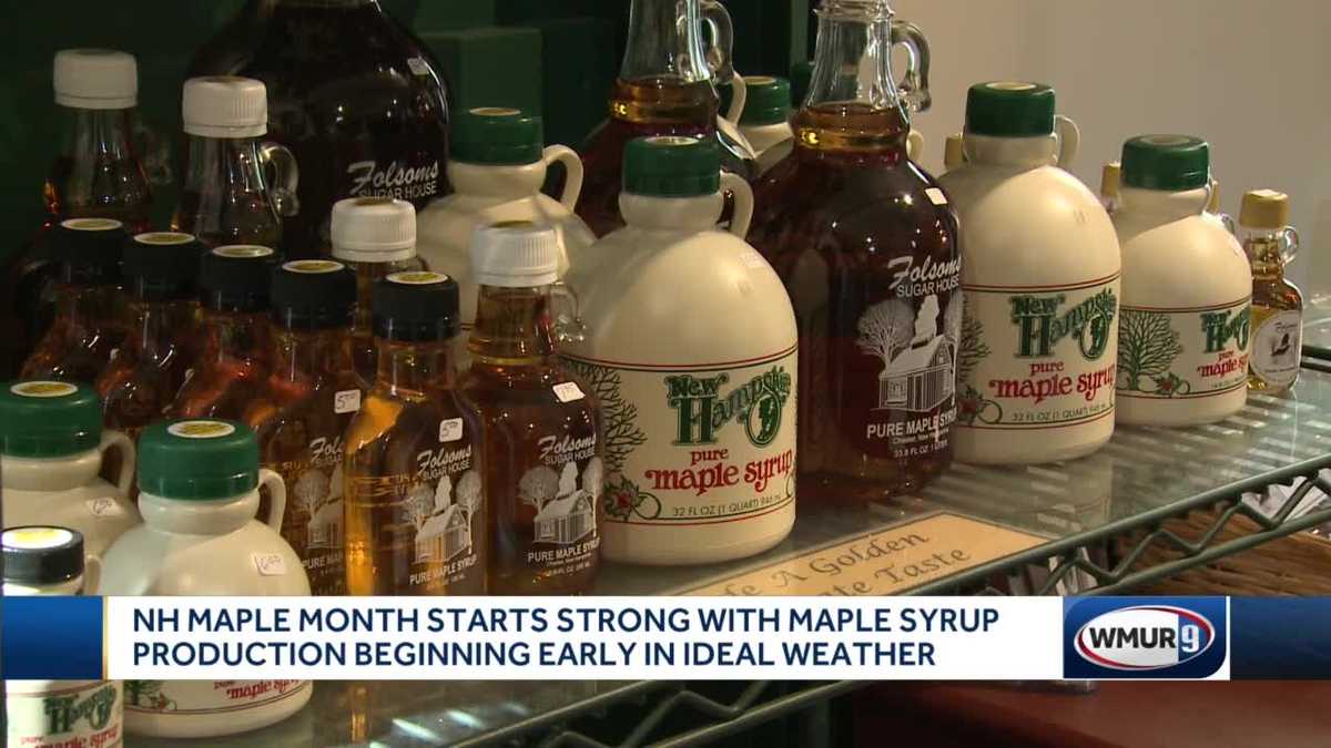 New Hampshire Maple Month starts strong thanks to ideal weather