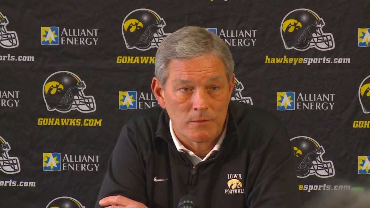 Hawkeye coach holds rare January news conference