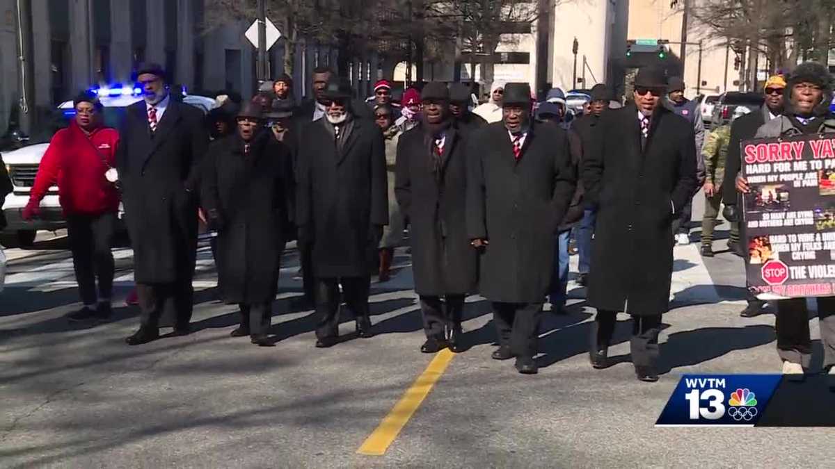 Dozens march in Birmingham for justice, gun violence in honor of Martin ...