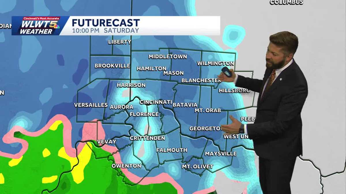 Tracking Winter's chill and snow on the way to Cincinnati