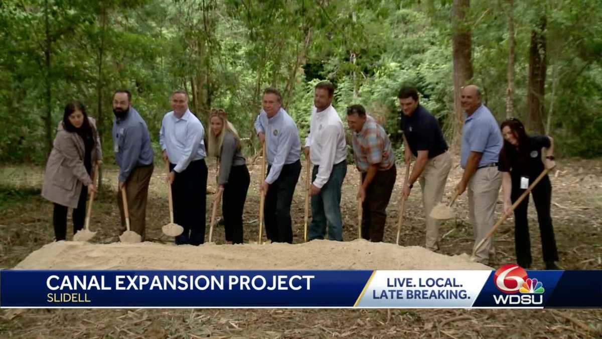 To improve drainage, St. Tammany crews start widening canal near Slidell