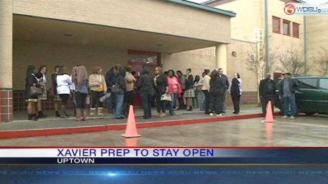 Xavier Prep keeps its doors open
