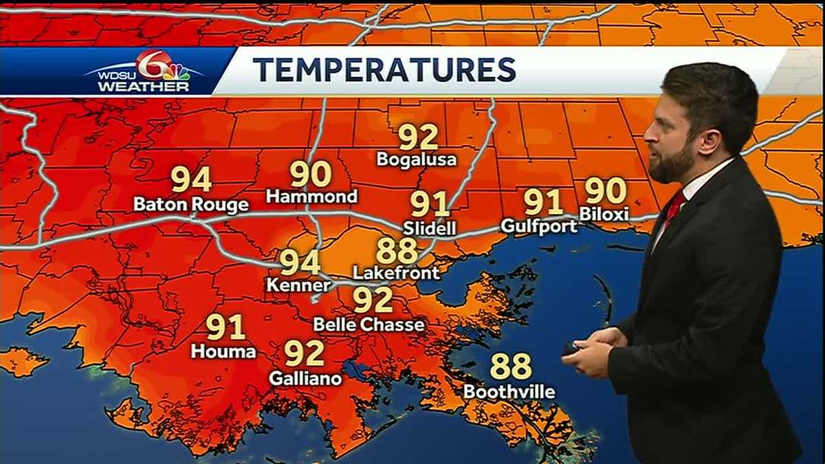 Get ready for a toasty weekend