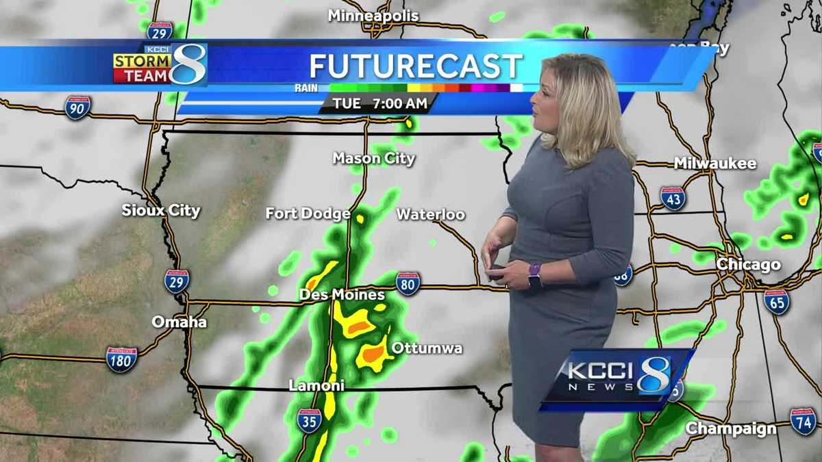 Videocast: Slow-moving system brings rounds of storms