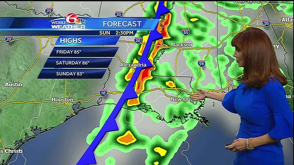 Thursday Overnight: Rain chances increase Sunday