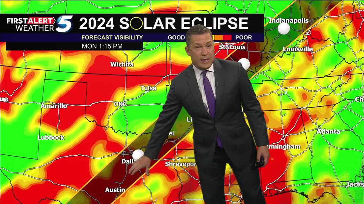 Severe storms and eclipse forecast