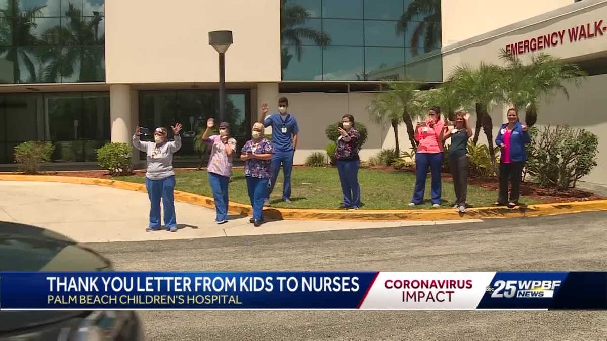 Thank you letter from kids to nurses