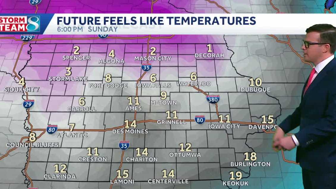 Iowa weather: Clouds and drizzle move in for the holiday